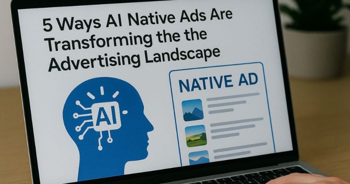 5 Ways AI Native Ads Are Transforming the Advertising Landscape